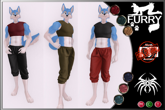 Second Life Marketplace - C&N Anthro [Wolf] Oscar v1